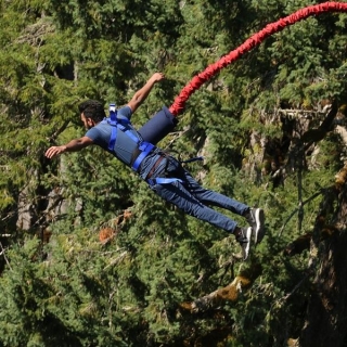 Bungee jumping - Bras de la Plaine bridge